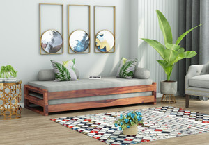 Single sofa cum bed wooden store