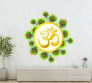 Om Wall Decal 30 Inches Om (AUM) String Art | Yoga Room Wall Decor
