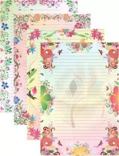 Flipkart.com | dream stationery A4 Designer one side Ruled A4 80 gsm A4 ...