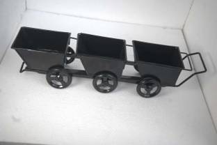 APEROL DESIGN Iron Shopping Cart Shape Platter Trolley for Kitchen ...