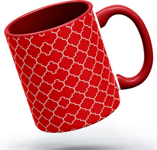 Home & Living Coffee Mug Mug White with Colored Inside and Handle Laura ...