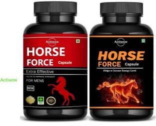 ACTIWOW Horse Force Capsule Combo with Daily Vitality Formula FR17FF ...