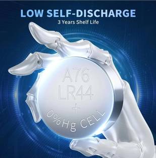 TONSY LR44 1.5V Button Cell Alkaline 357A AG13 G13 A76 SR44SW Crock ...