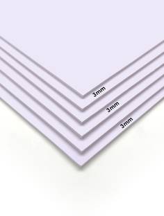 Creatify Sunboard/ Hard Foam Sheet, Pack of 6, 3mm , A4 Size, for Art ...