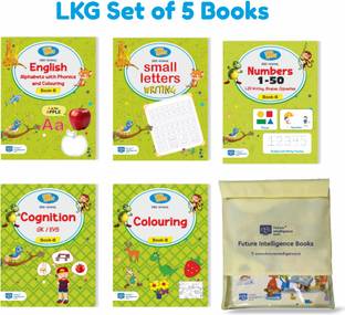 LKG books for kids CBSE (Set of 5 Books) English, Writing, Maths, GK or ...