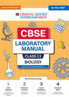Oswaal Cbse Laboratory Manual Class 11 Biology Book ( Latest Edition ...