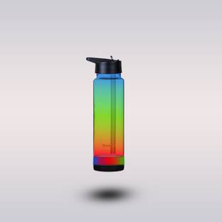 DrinkBot GLOW Borosilicate Glass Smart Water Bottle | LED Light ...