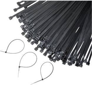 Refrographics 4 Inch Zip Ties Self Locking With Heavy Duty Nylon Standard Cable Tie Jute Beaded ...