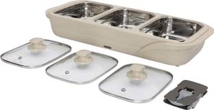 Jaypee Plus Electric Food Chefing Dish E Warmer Buffet Server 3 in 1 ...