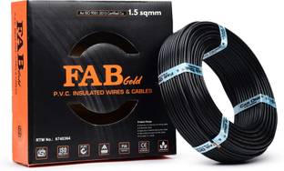 Fab Gold Copper 1 5 Sq Mm 90 Mtr Multi Strand Electrical Wire Cable ...