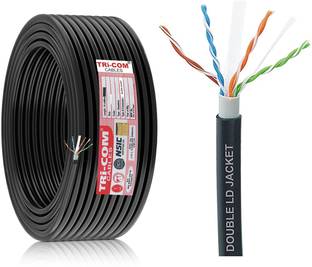 TRICOM Full Copper cat 6 double jacket for outdoor networking cable 14 ...