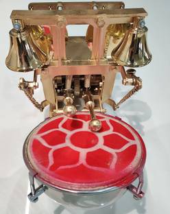 FLOWIN Fully Automatic Electric Arti Machine Nagara For Temple Copper ...