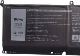 SOLUTIONS-365 70N2F, M59JH, 69KF2 86WH BATTERY FOR DELL ALIENWARE M15 ...