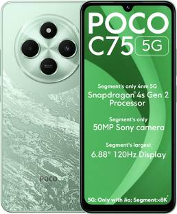 POCO C75 5G ( 64 GB Storage, 4 GB RAM ) Online at Best Price On Flipkart.com