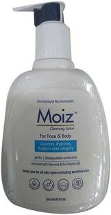 MOIZ Cleansing Lotion | Gentle Skin Cleanser| pH 5.6 | Soap, Paraben ...