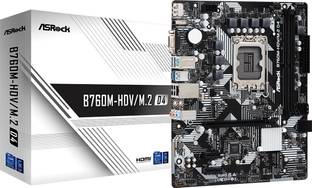ASRock B760M-HDV/M.2 D4 LGA 1700Socket Micro-ATX Intel B760 Chipset ...