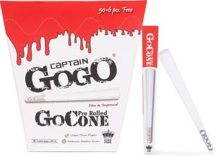 Flipkart.com | CAPTAIN GOGO gogo paper Pre Rolled 56 cone bleaches GoGo ...