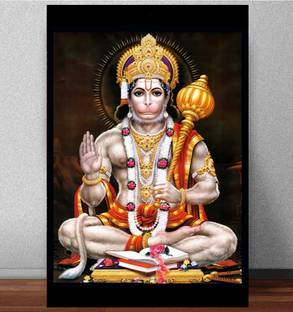 Hanuman Ji poster for home decor A4 Size ,Lord Hanuman Religious ...