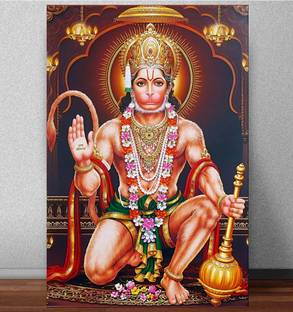 Hanuman Ji poster for home decor A4 Size ,Lord Hanuman Religious ...