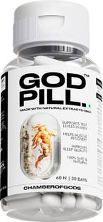 CHAMBEROFGODS GODPILL Testosterone support supplement 60 Capsules Pre ...