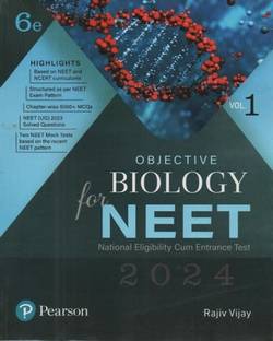 OBJECTIVE BIOLOGY FOR NEET 2024,VOLUME-1, 6th EDITION.(PEARSON): Buy OBJECTIVE BIOLOGY FOR NEET ...
