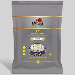 Red Rose BASMATI RICE, 30 KG Basmati Rice (Full Grain, Steam) Price in ...