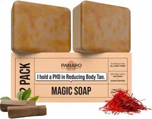 PANARO Magic Soap Sandal Wood And Saffron Soap For Glowing & Refreshing ...