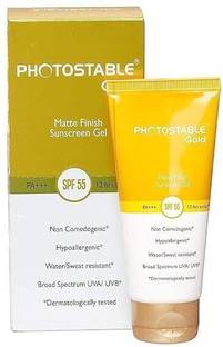 Photostable Acne Sunscreen Gel SPF 55 Price in India - Buy Photostable ...