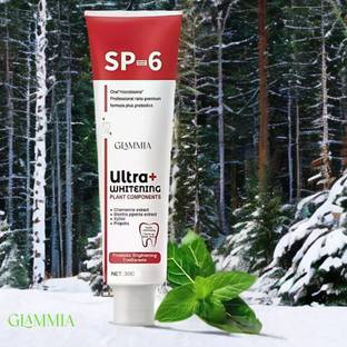 GLAMMIA SP 6 Toothpaste | Daily Whitening With Safe Technology ...
