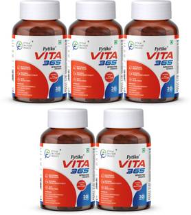 FYTIKA Vita 365, 3 in 1 Multivitamin (Pack of 5 )- 150 Tablets Price in ...