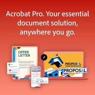 Adobe Acrobat Pro | 12-Month Subscription| Email Delivery Digital Gift ...