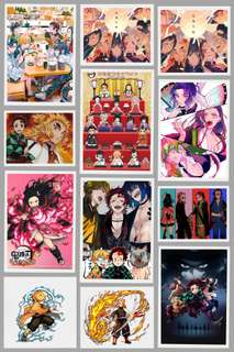 Demon Slayer Poster - Demon Slayer Manga Set of 36 4x6 Inch Posters ...
