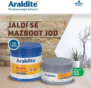Araldite Klad X Heavy Duty Epoxy Adhesive Kit – Spot Bonding for White ...