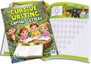 Cursive Writing Book - Cursive Handwriting Practice Books [Set of 4 ...