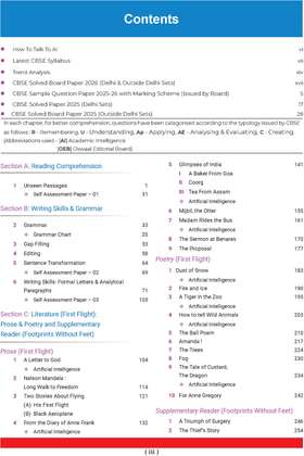 Oswaal CBSE Question Bank for Class 10 English Language & Literature ...