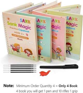 Classic Shine Sank Magic Book Magic Practice Copybook, Number Tracing ...