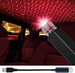 Bronta Auto usb Starry Led Car Roof Top Mini Laser USB Decoration(PACK ...