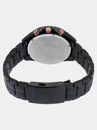 CASIO Edifice EFR-556DC-1AVUDF Black Dial Black Stainless Steel Band ...