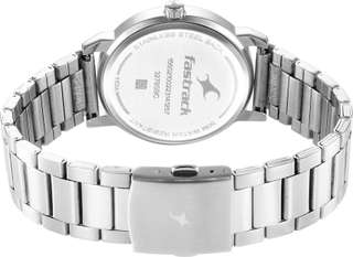Fastrack Stunners 6.0 Fastrack Stunners White Dial Silver Metal Strap ...