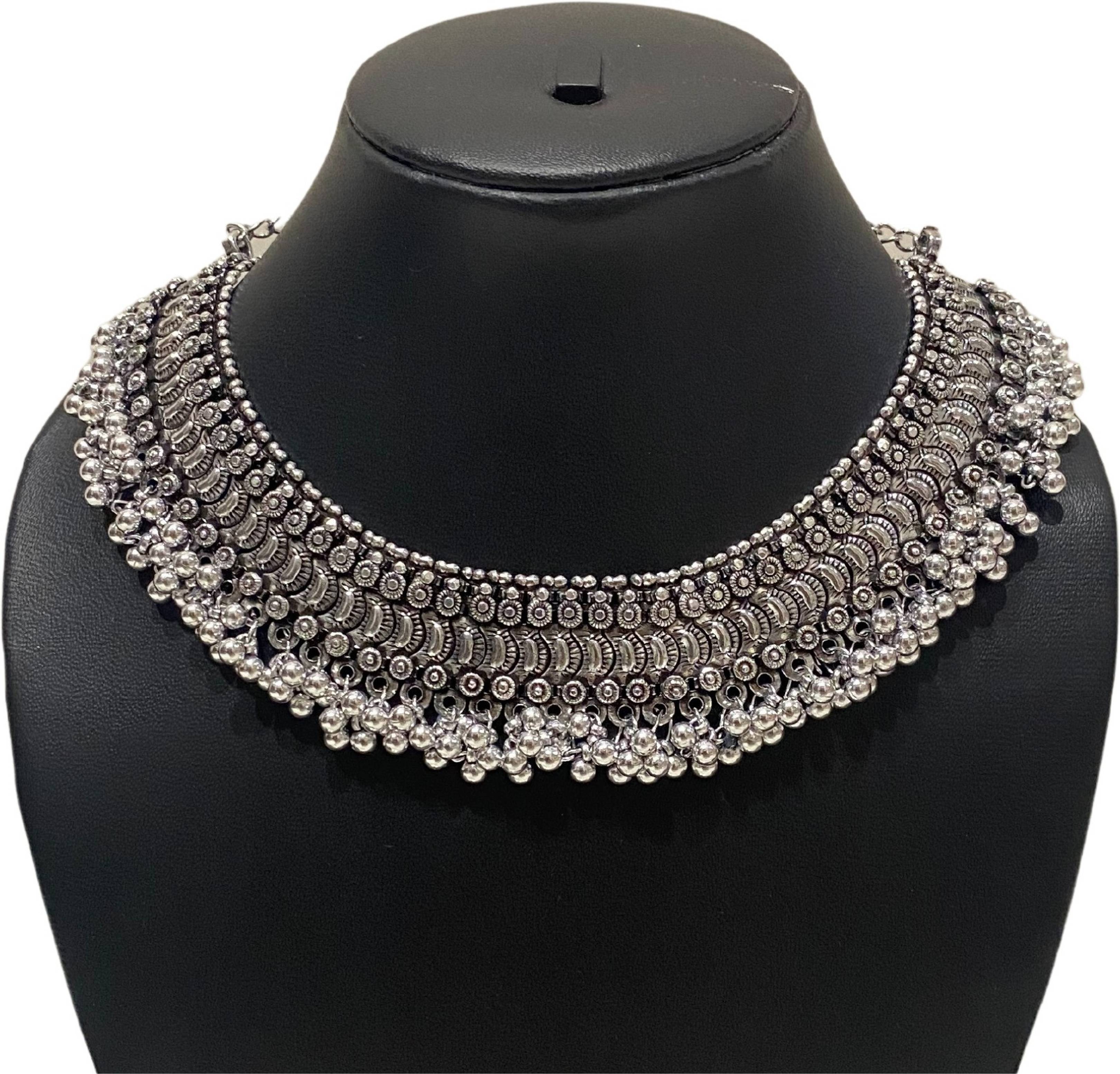 Naman Arts Brass Silver Jewellery Set Price in India - Buy Naman Arts ...