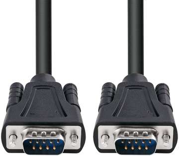 LipiWorld VGA Cable 1.5 m Serial RS232 9-Pin DB9 9-Pin PC Converter ...