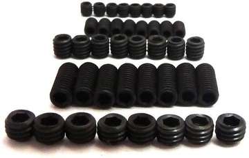 RPI SHOP Nut M3 X 10mm Allen Grub Screw,Hex Socket Set Screw-HT,Bright ...