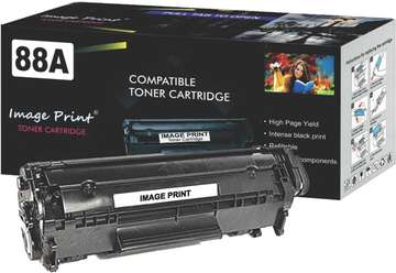 SPS CC388A / 88A Toner Cartridge For LaserJet P1007 Printer Black Ink ...