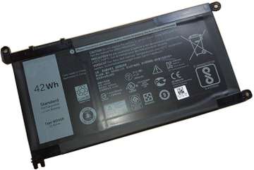 DELL Original (WDX0R)|42WHr|3500mAh|Compatible with Y3F7Y,CYMGM,3CRH3 ...