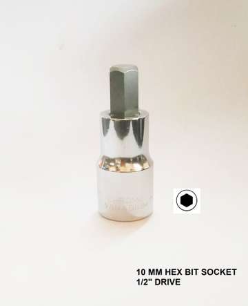 TAPARIA Taparia 6mm Allen Socket 1/2 inch Square Drive Hex Bit Socket ...