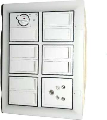 ANCHOR Penta 12 Modular Switch Board (12 switch with Surface box) Wall ...