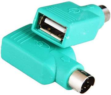 RyzCare PS2 to USB Adapter, PS/2 Male to USB 2.0 Female Port M/F ...