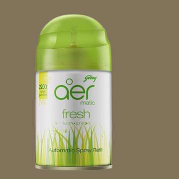 Godrej Aer Matic Automatic Spray Refill, Fresh Lush Green, 2200 Sprays ...