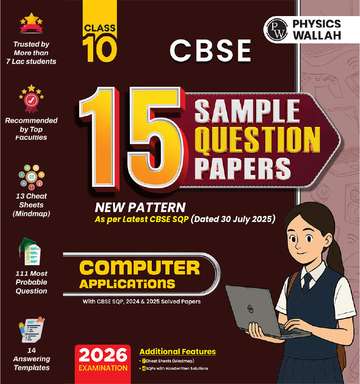 Arihant i-Succeed CBSE Sample Question Papers 2026 Computer Applications (Code 165) Class 10 ...