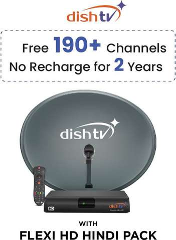 D2H HD DTH, Hindi 1 month FTA Super Value Pack, Only HD Set Top Box ...